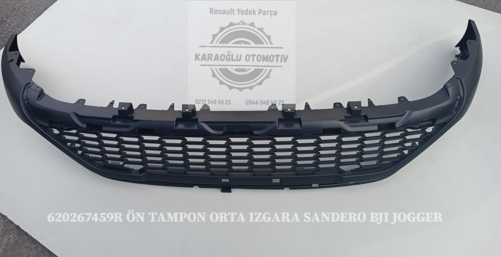 SANDERO BJI JOGGER ÖN TAMPON ORTA IZGARA 620267459R - Karaoğlu Yedek Parça