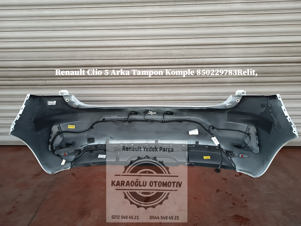 Renault Clio 5 Arka Tampon Komple 850229783R - Karaoğlu Yedek Parça