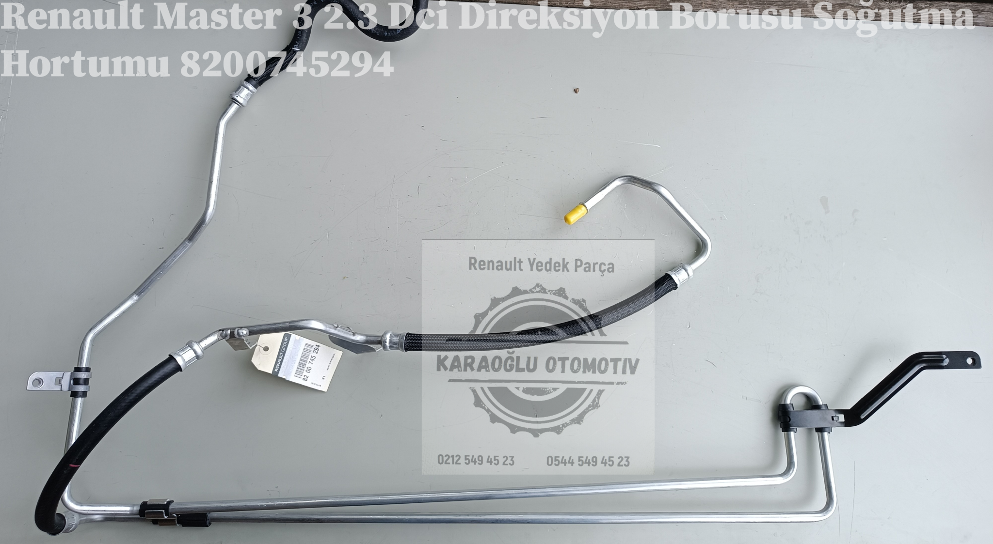 Renault Master 3 2.3 Dci Direksiyon Borusu Soğutma Hortumu 8200745294 ...
