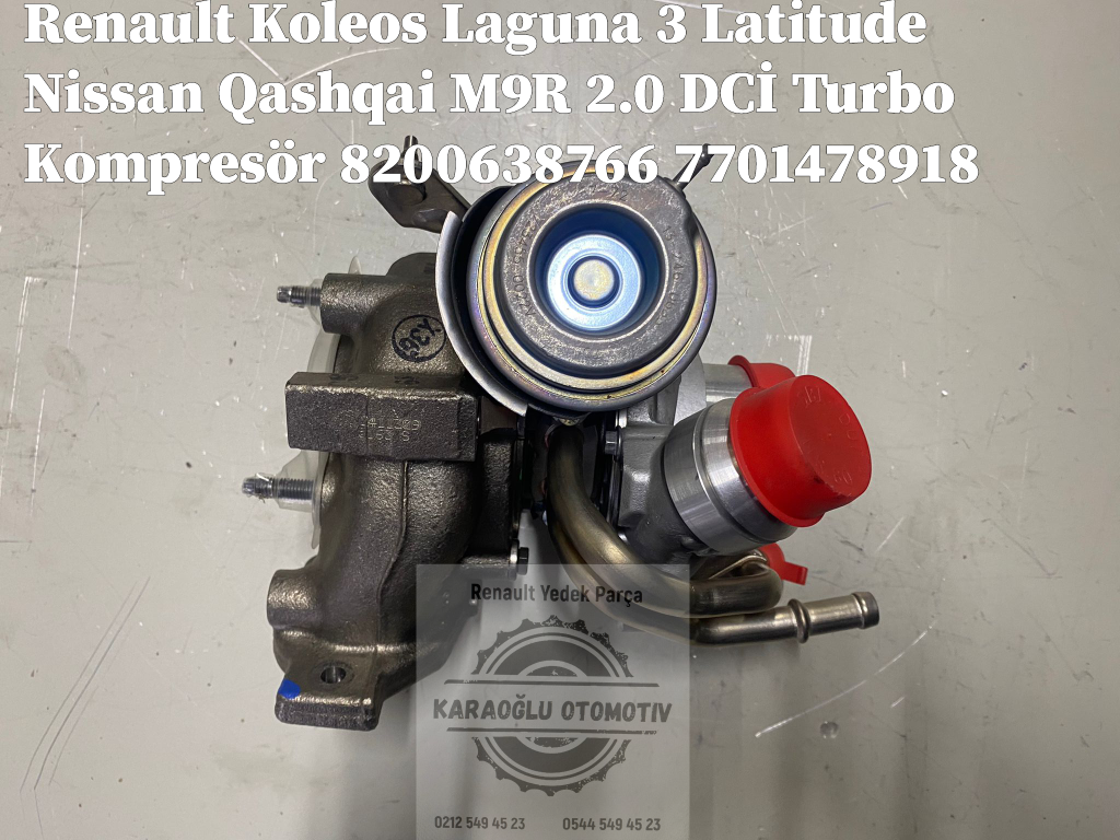 Renault Koleos Laguna 3 Latitude Nissan Qashqai M9R 2.0 DCİ Turbo ...