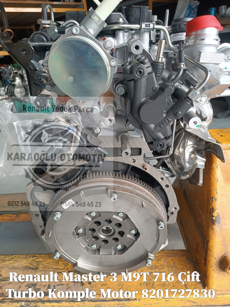 8201727830 Master III M9T 716 Çift Turbo Komple Motor - Karaoğlu Yedek ...
