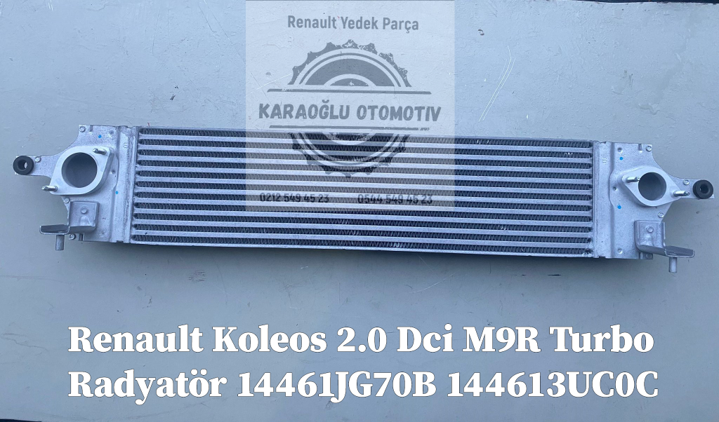 Renault Koleos 2.0 Dci M9R Turbo Radyatör 14461JG70B 144613UC0C ...