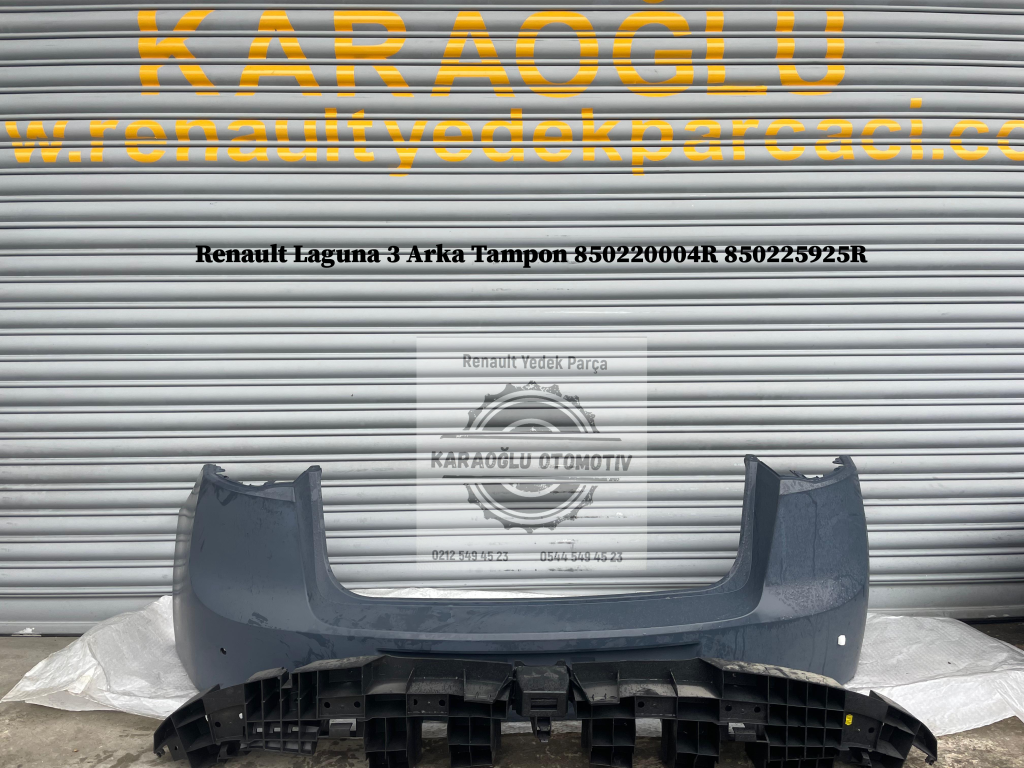 Renault Laguna 3 Arka Tampon 850220004R 850225925R - Karaoğlu Yedek Parça